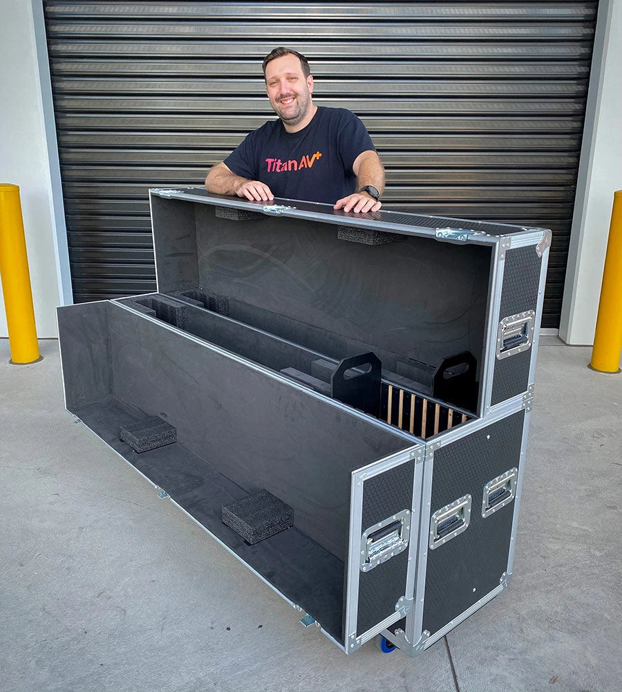 TV Road Case | Premium TV Cases for Safe Travel - Titan AV