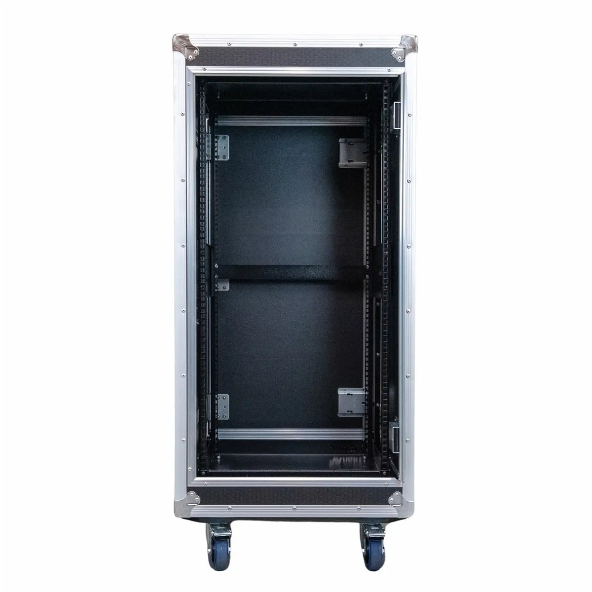 22RU Slam Rack Case | Shock Mount & Slide-Away Doors – Titan AV