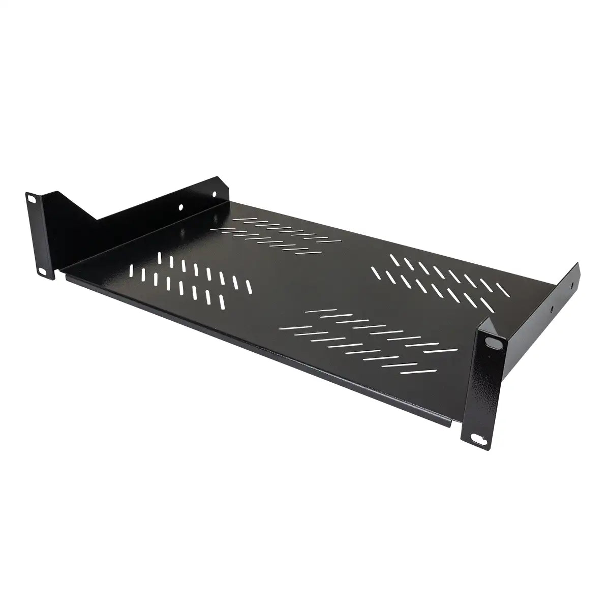 Shop 2RU Rack Shelf | 280mm Deep | 19" Vented Cantilever - Titan AV