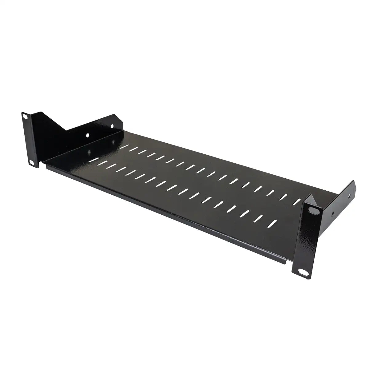 Shop 2U Rack Shelf | 200mm Deep | Vented Cantilever Shelf - Titan AV