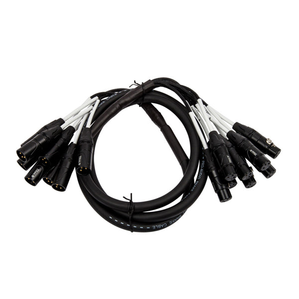 Titan AV 2m 1/4" Mono Jack Multicore Loom Cable