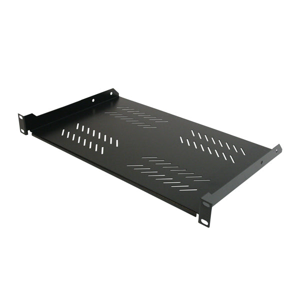 1RU Rack Shelf | 280mm Deep | 19" Cantilever Shelf | Vented Rack – Titan AV