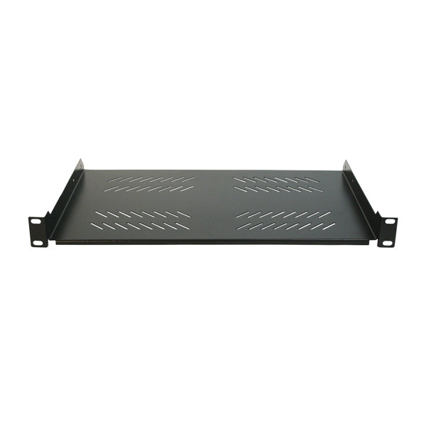 1RU Rack Shelf | 280mm Deep | 19" Cantilever Shelf | Vented Rack – Titan AV